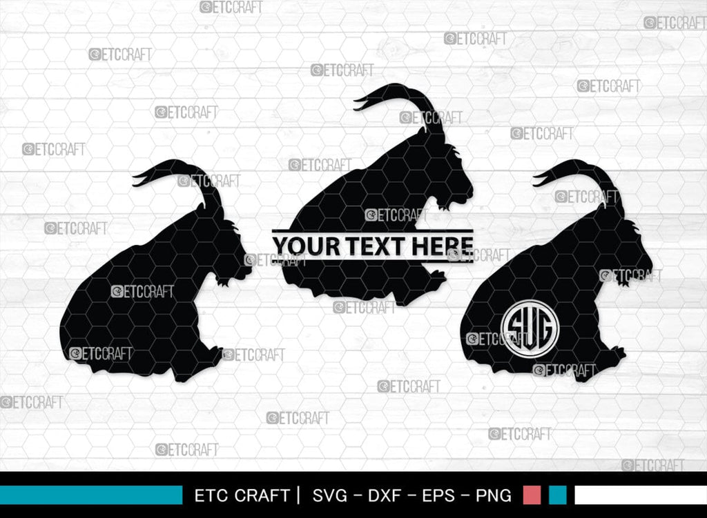 Ibex Monogram, Ibex Silhouette, Ibex SVG, Ibex Gazelle Svg, Ibex Head ...