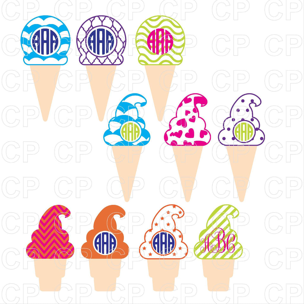 Ice Cream SVG Bundle - So Fontsy