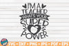 I'm a teacher what's your superpower SVG | Teacher quote - So Fontsy