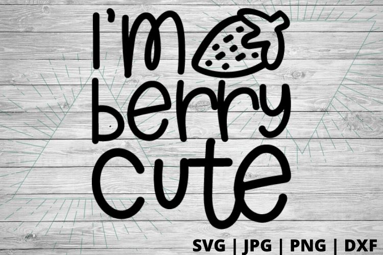 I'm berry cute - So Fontsy