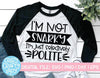 I'm Not Snarky | Funny SVG Cut File - So Fontsy