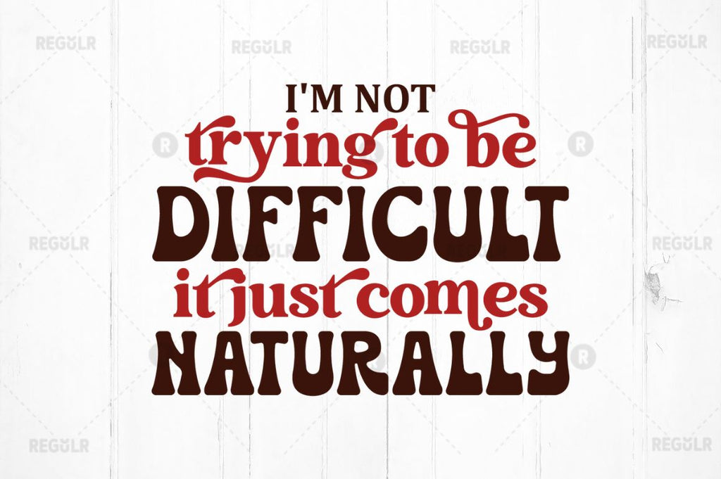 Im not trying to be difficult SVG - So Fontsy