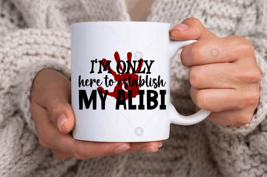 I'm only here to establish my alibi SVG - So Fontsy