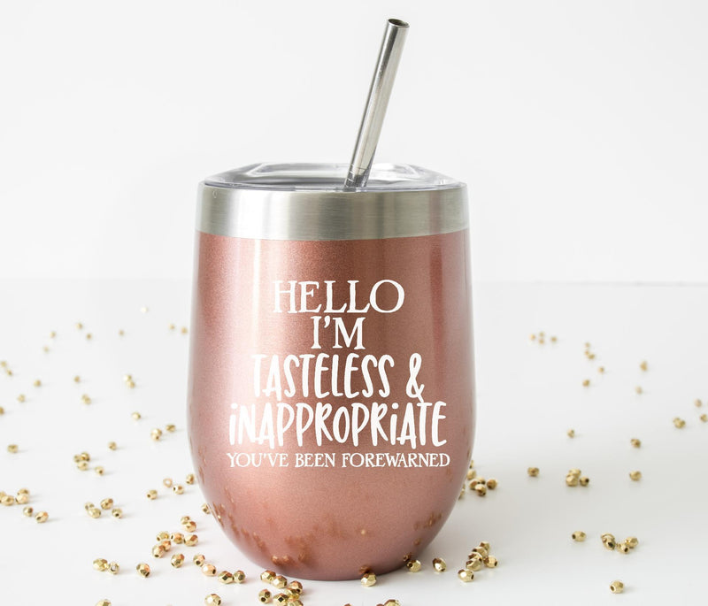 I'm Tasteless and Inappropriate: Funny Adult SVG | So Fontsy