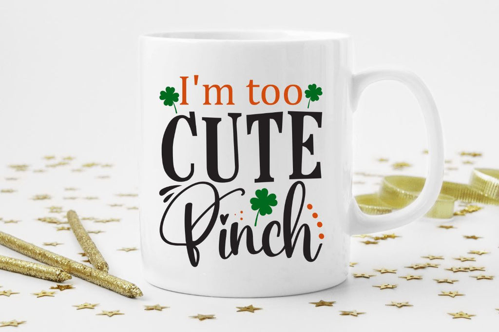 I'm too cute pinch SVG - So Fontsy