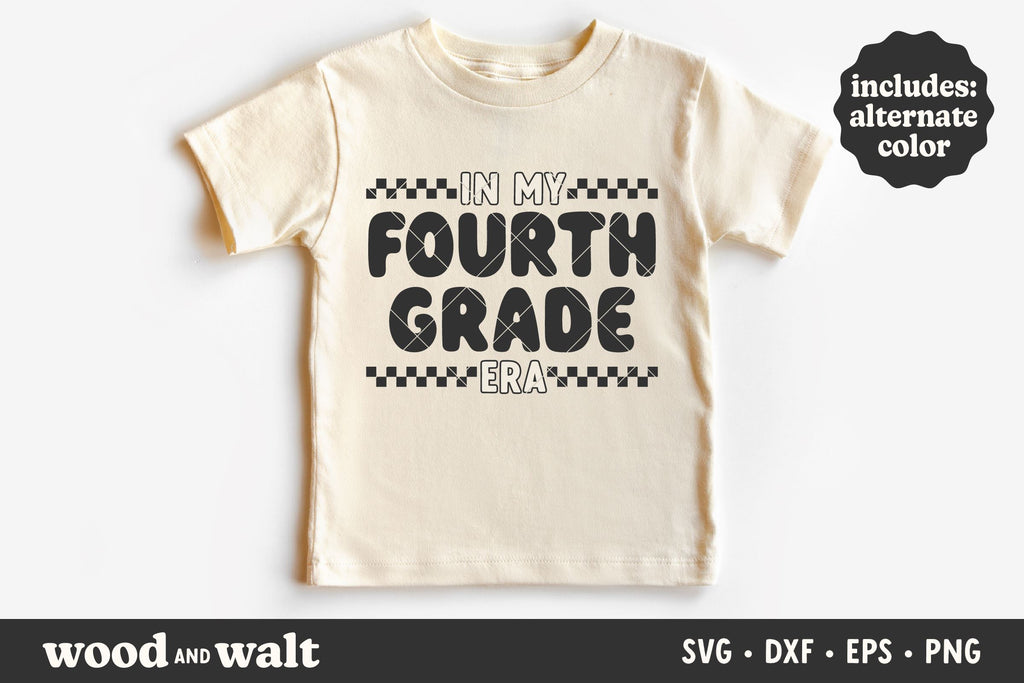 In My Fourth Grade Era SVG | Retro Back To School SVG - So Fontsy