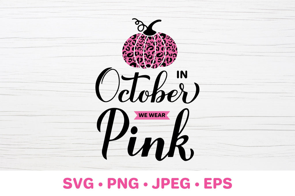 In October we wear pink. Breast cancer awareness - So Fontsy