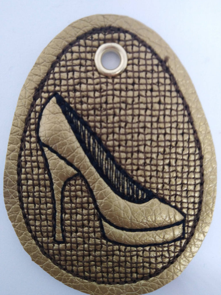 In The Hoop Key Chain Machine Embroidery Design - So Fontsy