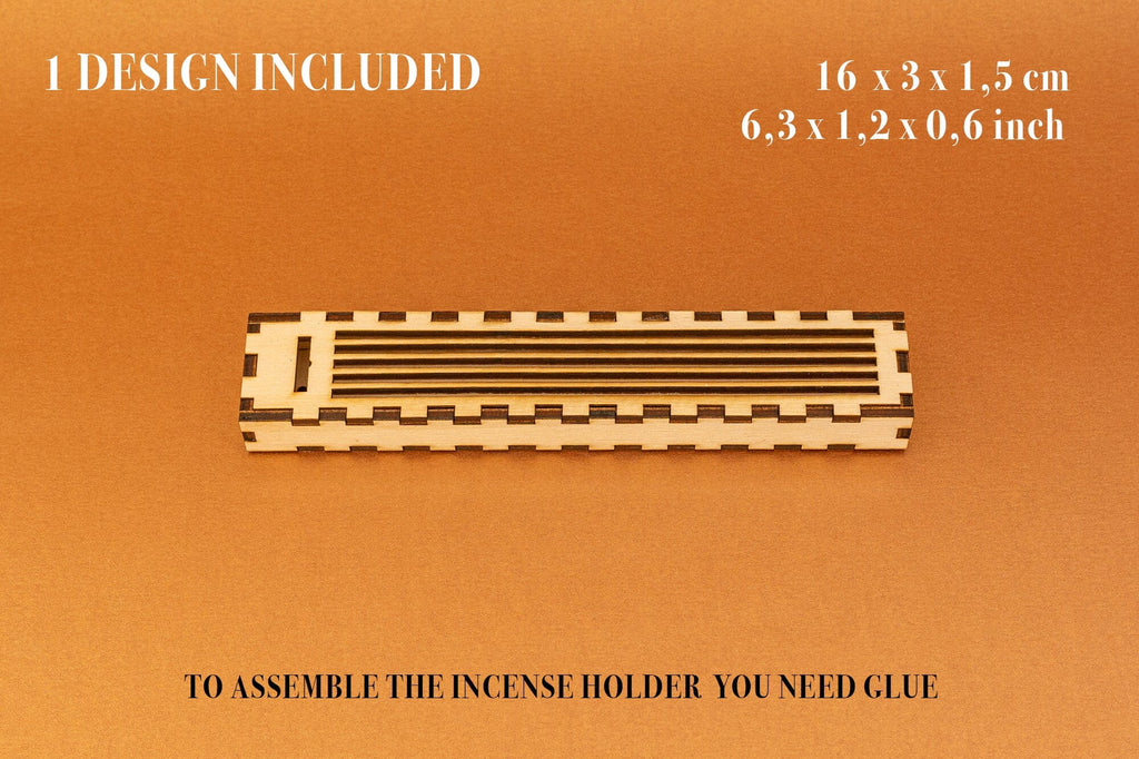 Incense Holder Box Vector File for Laser Cutter - So Fontsy