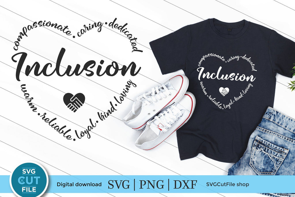 Inclusion svg, diversity svg, celebrate differences svg, equality svg ...
