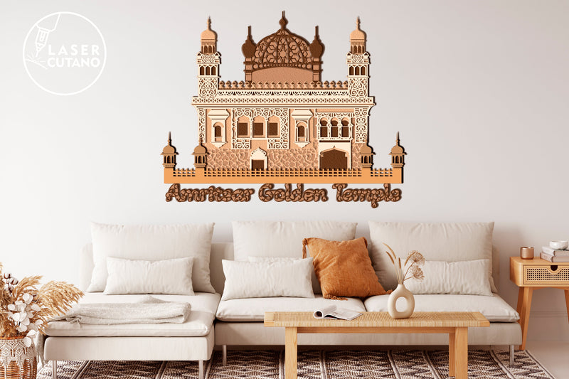 INDIAN TEMPLE Multilayer Laser Cut Files, Buildings Multilayer for ...