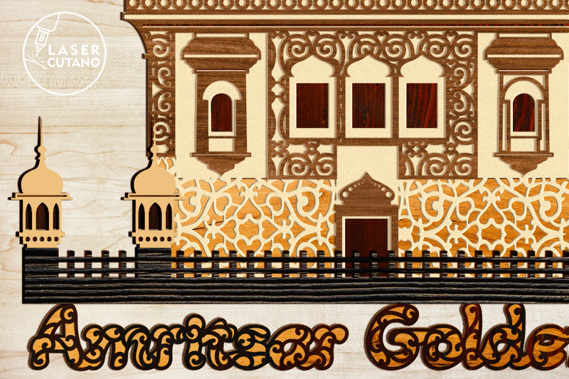 INDIAN TEMPLE Multilayer Laser Cut Files, Buildings Multilayer for ...