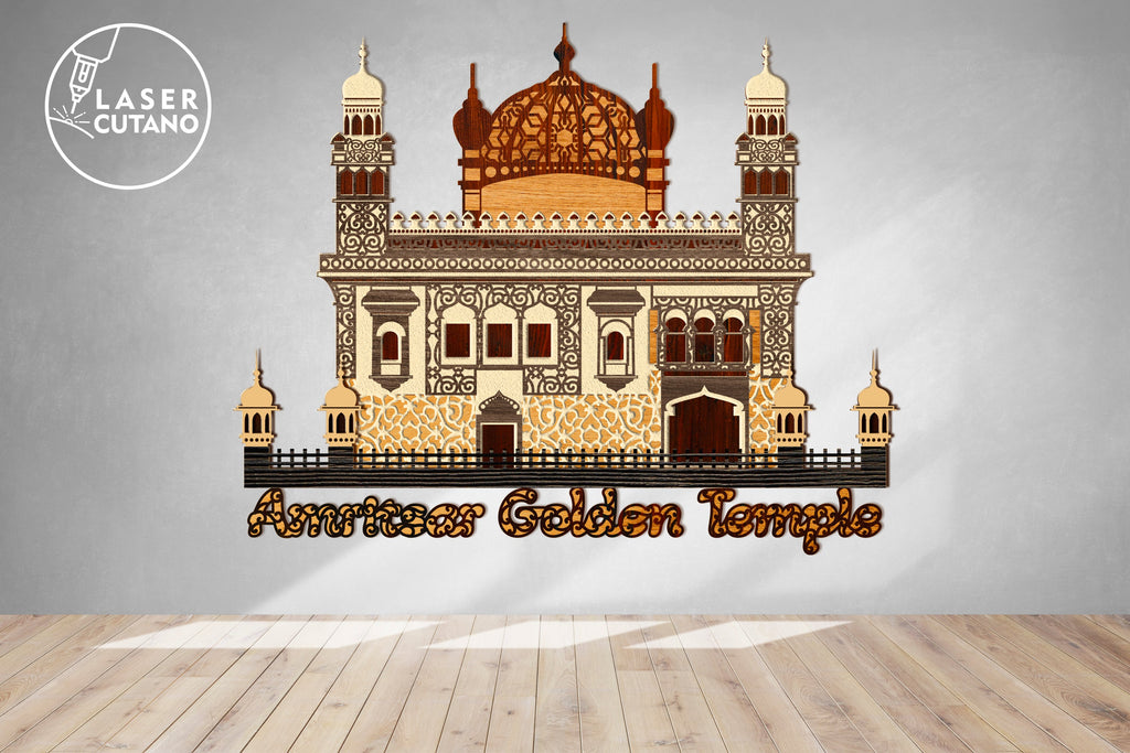 INDIAN TEMPLE Multilayer Laser Cut Files, Buildings Multilayer for ...