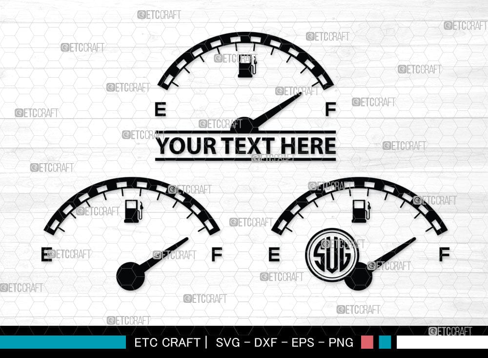 Indicator Gas Tank Monogram, Indicator Gas Tank Silhouette, Gas Tank ...