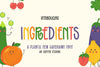 Ingredients Font (Playful Fonts, Craft Fonts, Childish Fonts) - So Fontsy