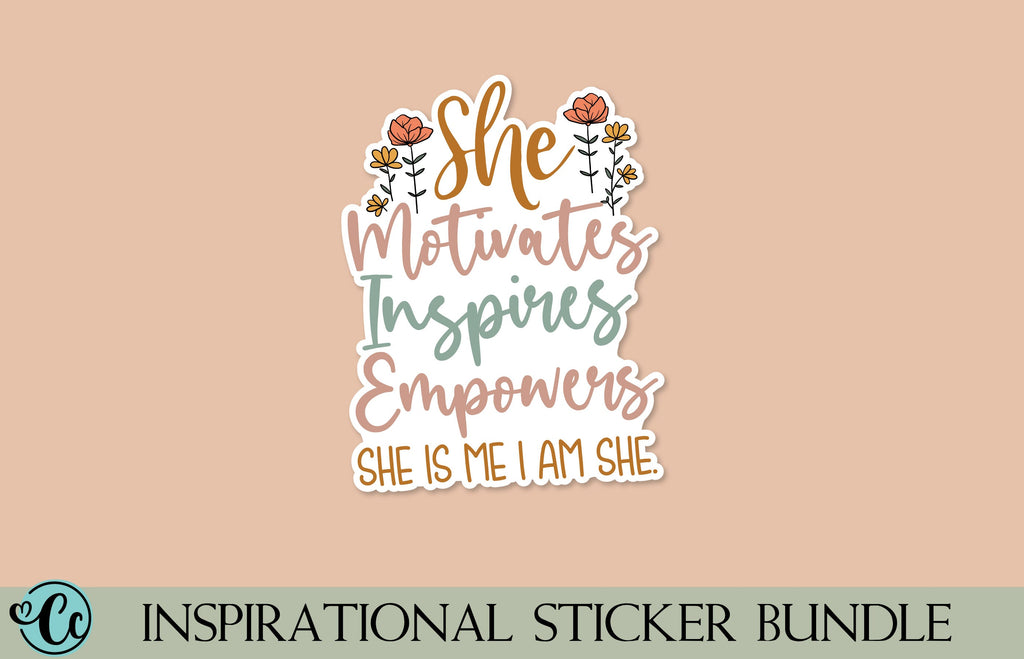 Inspirational Digital Sticker Bundle - So Fontsy
