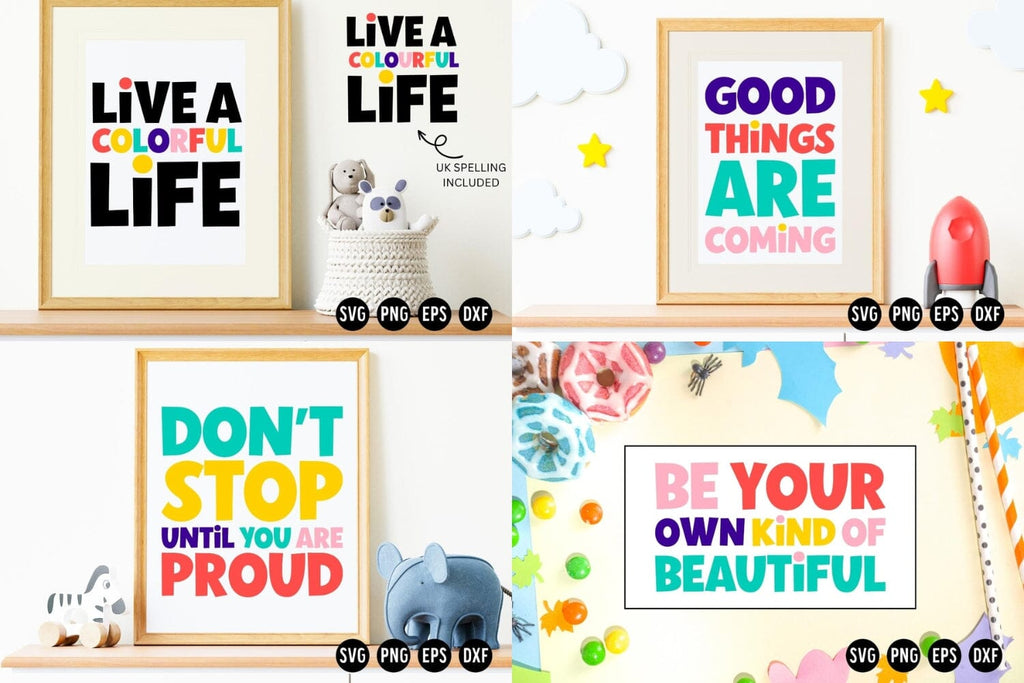 Inspirational Mini Quote Bundle | SVG Quotes - So Fontsy