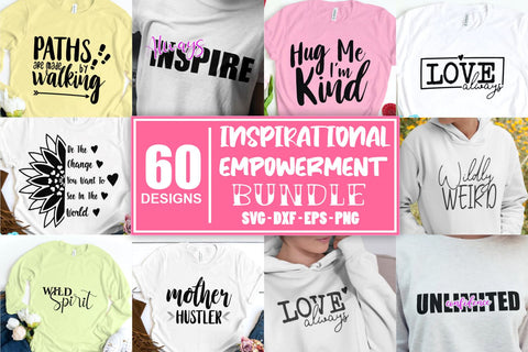 Inspirational Quotes Mega Svg Bundle - Inspirational SVG Bundle - Stro ...