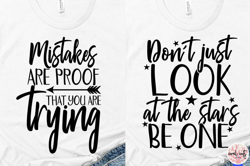 Inspirational Sayings Bundle – SVG EPS DXF PNG - So Fontsy