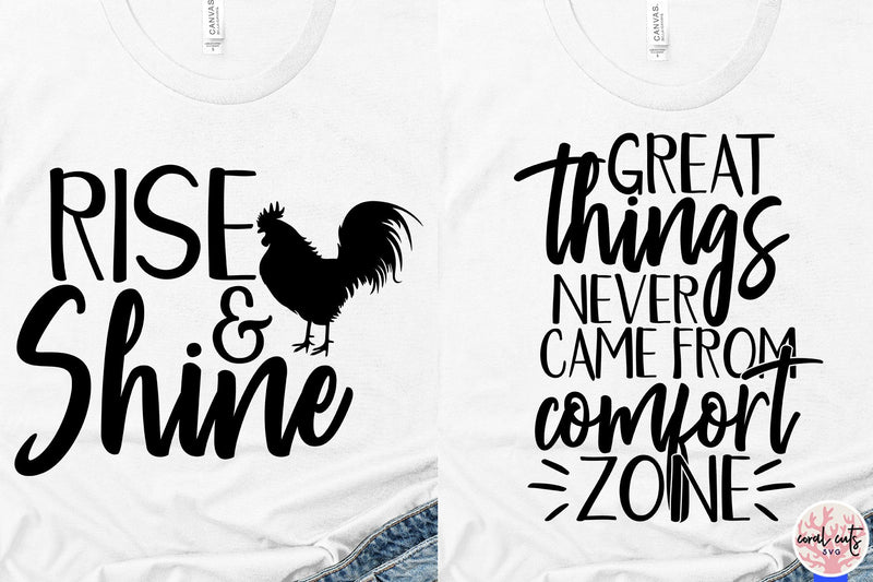 Inspirational Sayings Bundle – SVG EPS DXF PNG - So Fontsy