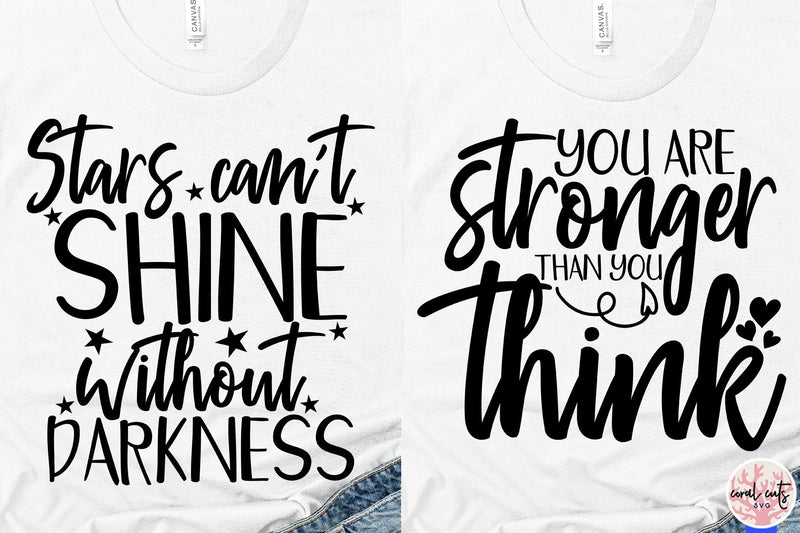 Inspirational Sayings Bundle – SVG EPS DXF PNG - So Fontsy