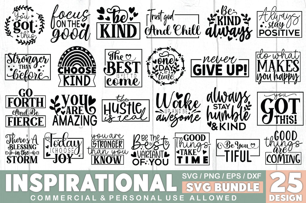 Inspirational SVG Bundle - So Fontsy