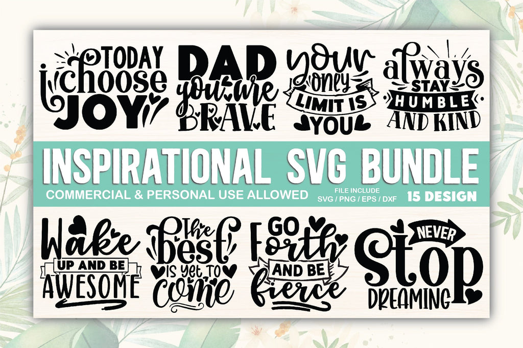 Inspirational SVG Bundle - So Fontsy