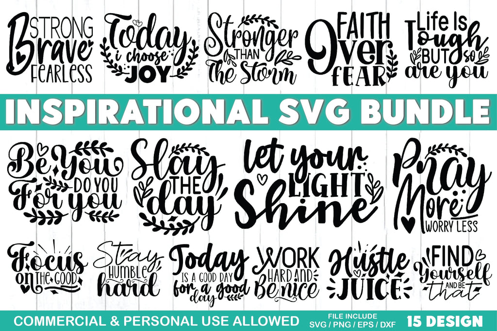 Inspirational SVG Bundle - So Fontsy