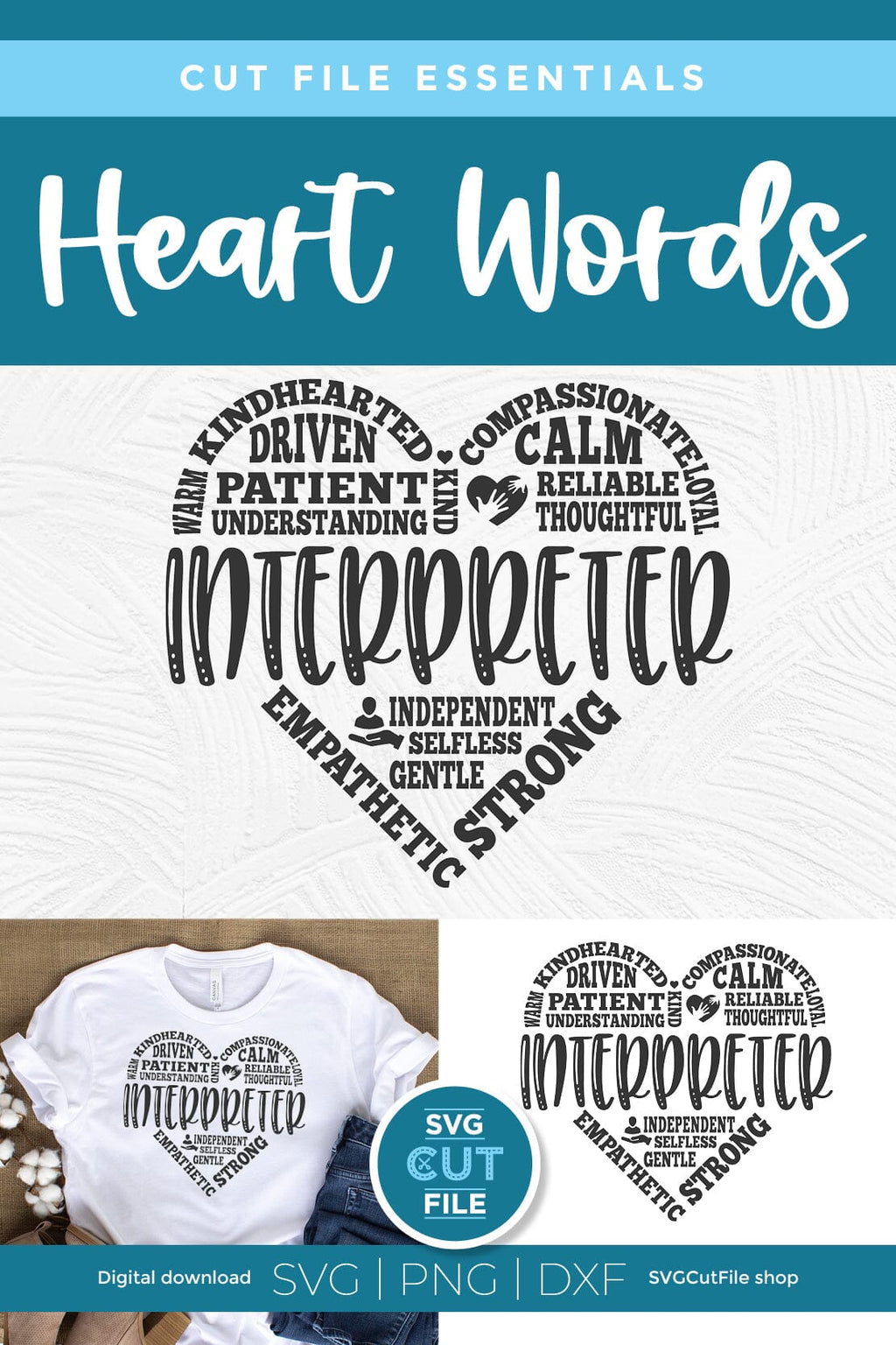 Interpreter svg for appreciation - Sign Language, ASL svg - So Fontsy