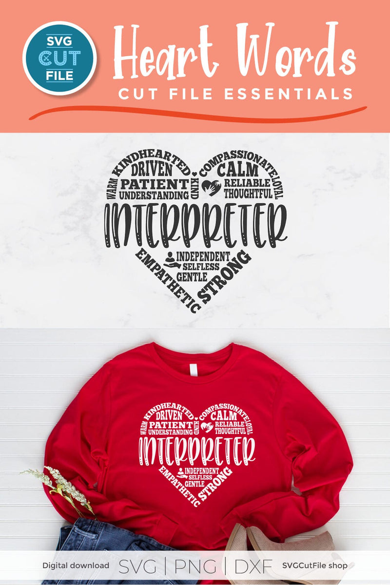 Interpreter svg for appreciation - Sign Language, ASL svg - So Fontsy