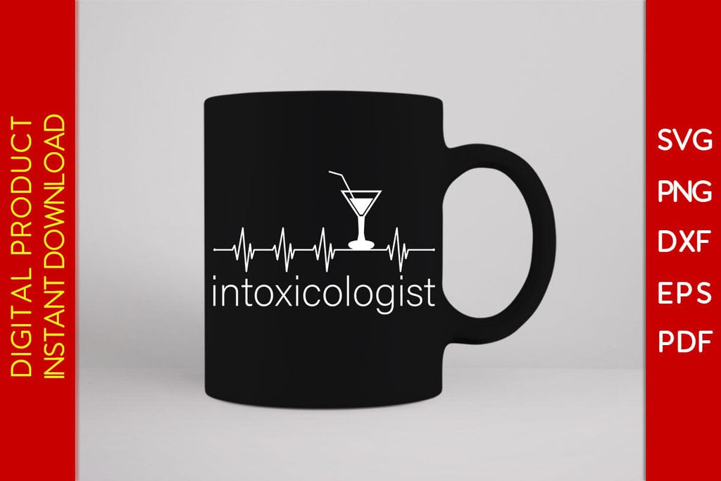 Intoxicologist Bartender SVG PNG PDF Cut File - So Fontsy
