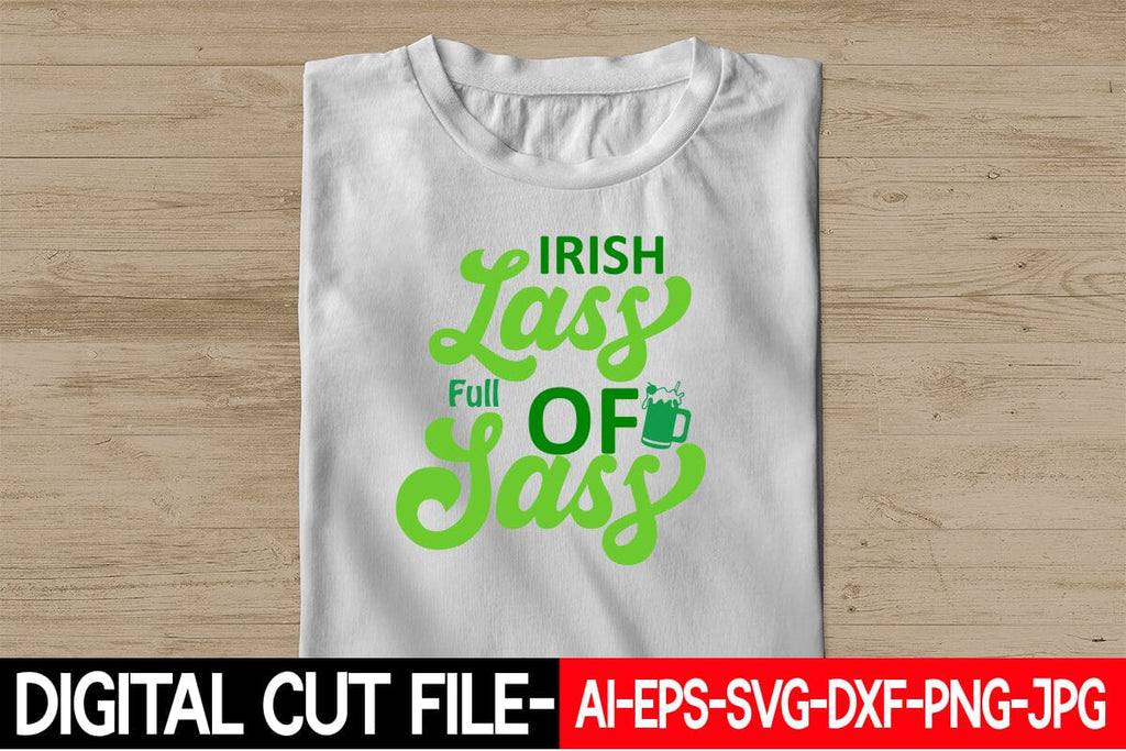 Irish Lass Full of Sass Retro - So Fontsy