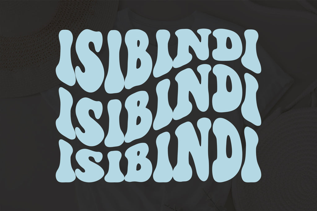Isibindi svg, wavy style svg, EPS PNG Cricut Instant Download - So Fontsy