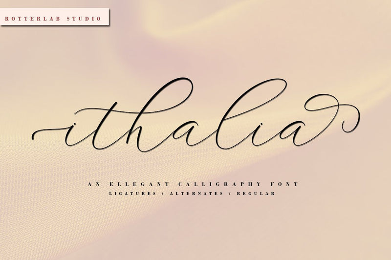 Ithalia Script - So Fontsy
