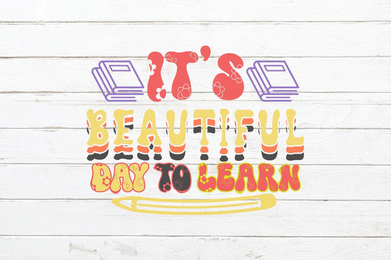 It's Beautiful Day To Learn Retro SVG - So Fontsy