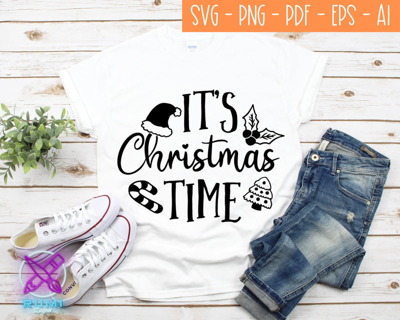 It's Christmas Time SVG - So Fontsy
