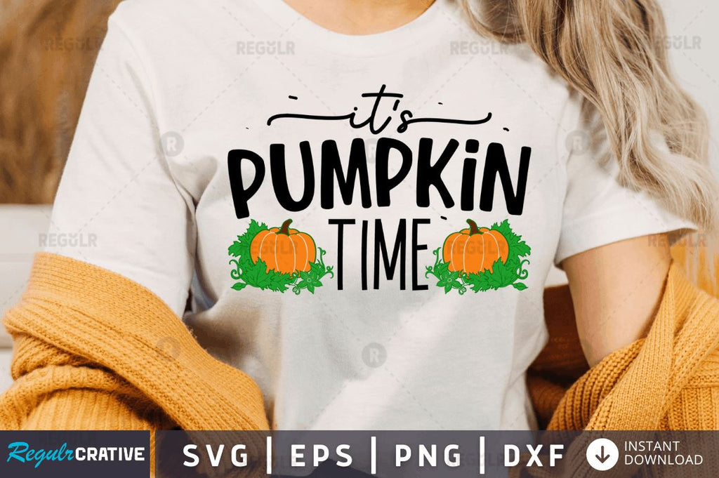 It's pumpkin time SVG - So Fontsy