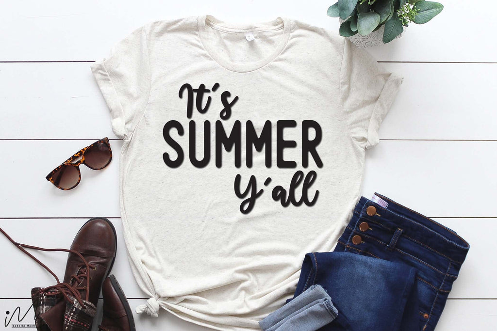 It's summer y'all svg, Sunshine svg, Summer vibes svg, Summer t shirt ...