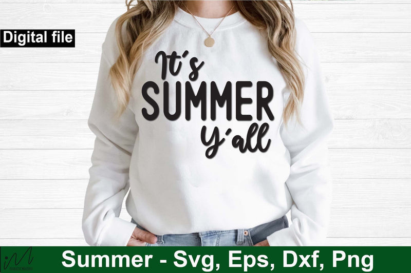 It's summer y'all svg, Sunshine svg, Summer vibes svg, Summer t shirt ...