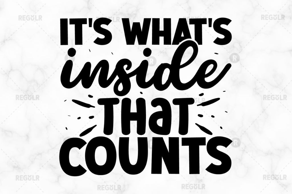 It's what's inside that counts SVG - So Fontsy