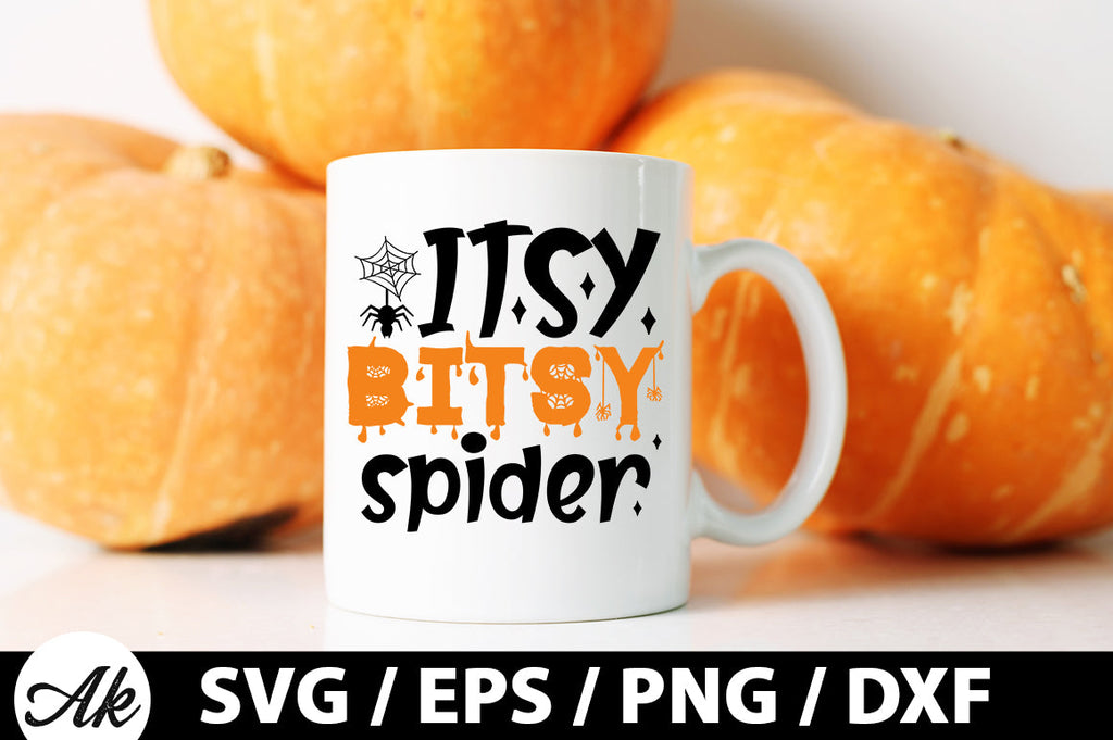 Itsy bitsy spider svg - So Fontsy