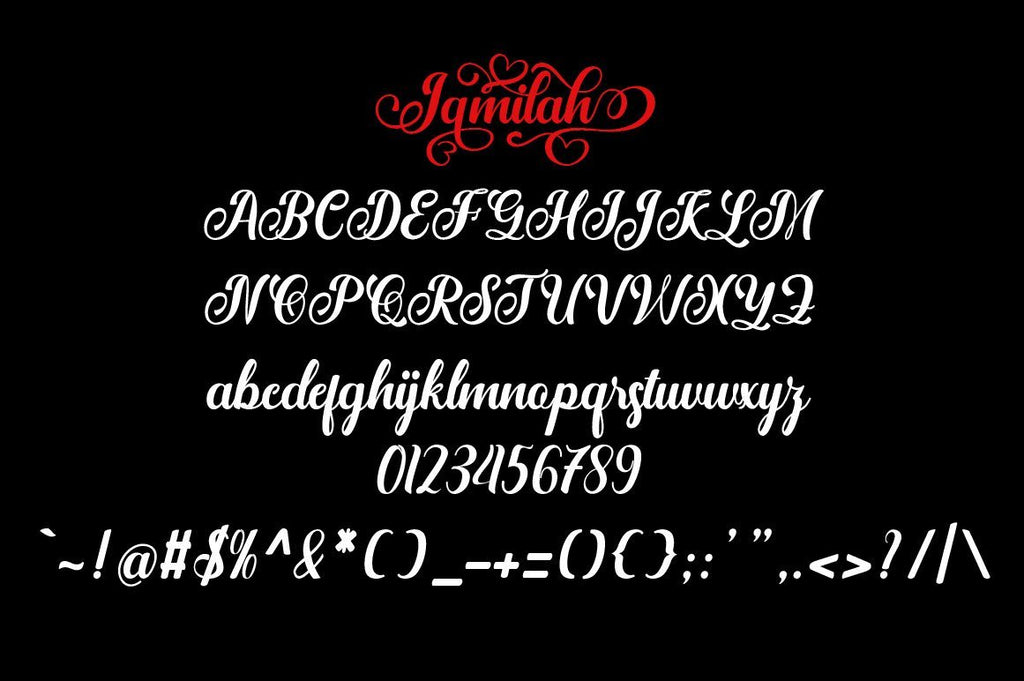 Jamilah Regular and Italic - So Fontsy