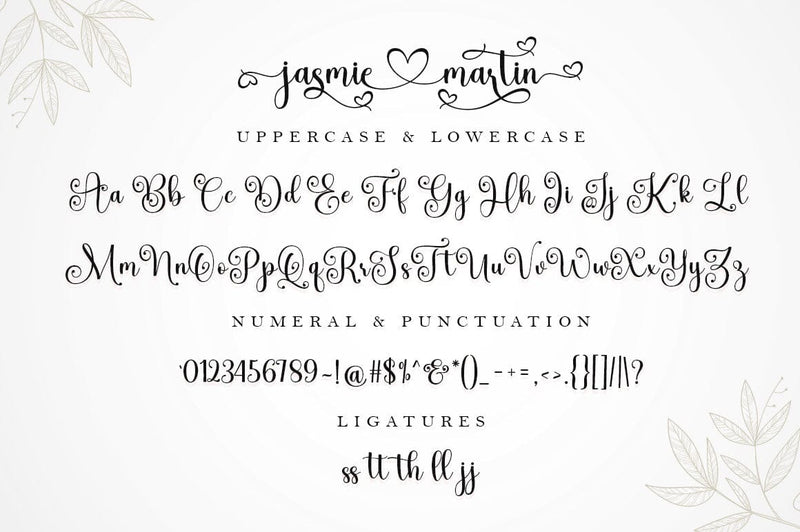 Jasmie Martin Script - So Fontsy