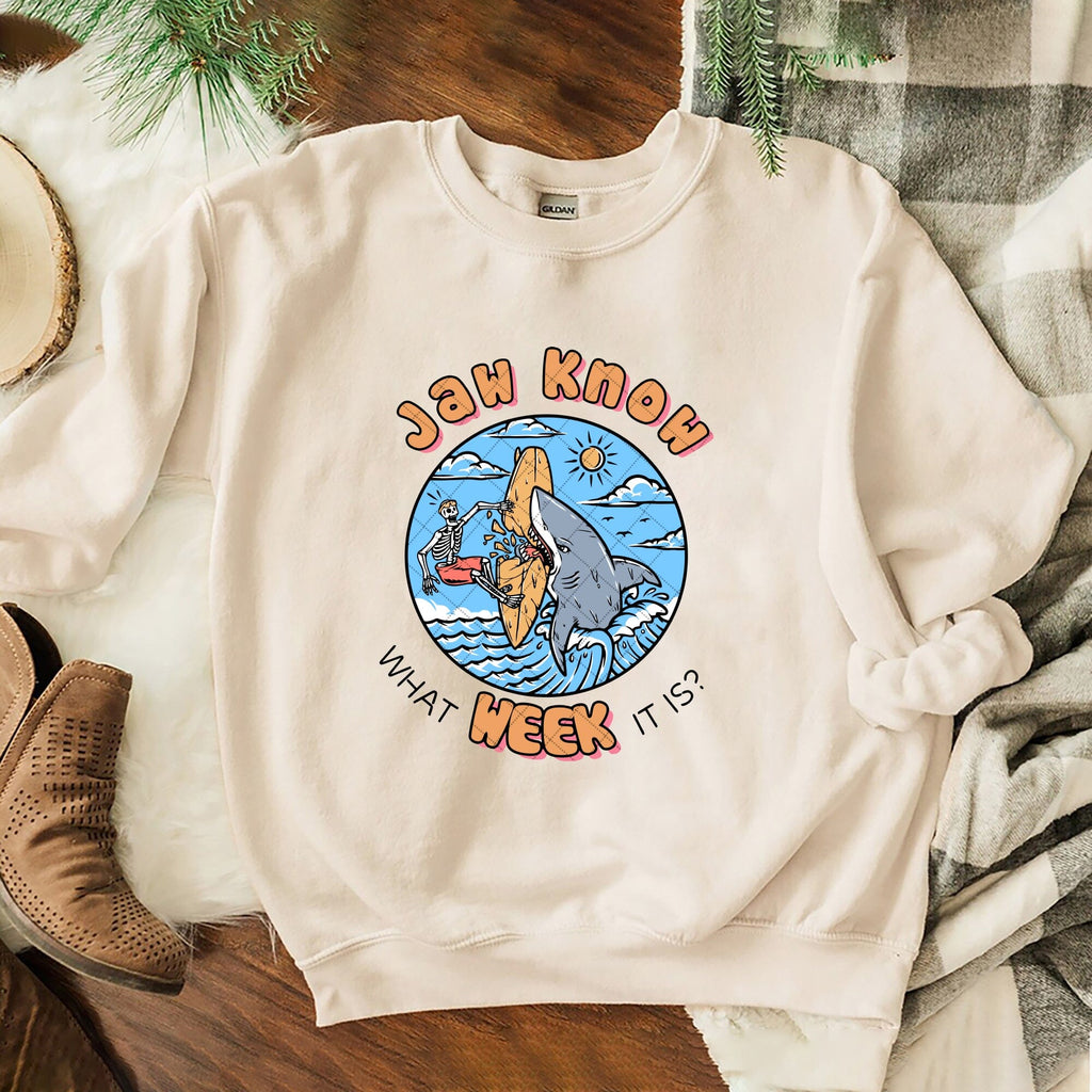 Jaw Know what week it is SVG File for Cricut, Ai, Png, Dxf. Eps ...