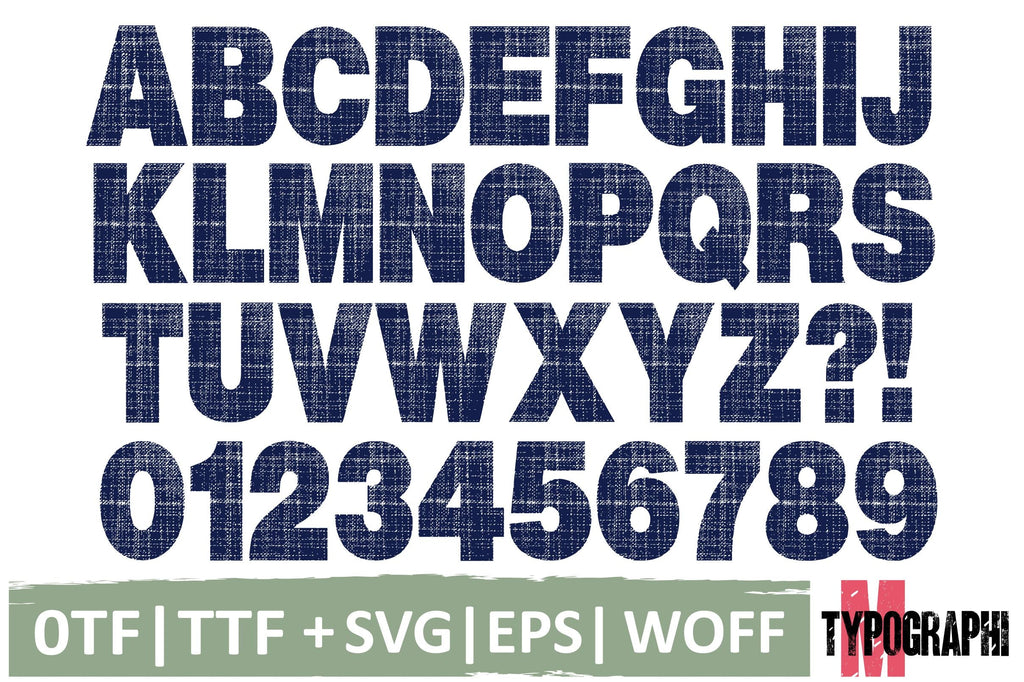 Jeans Font - So Fontsy