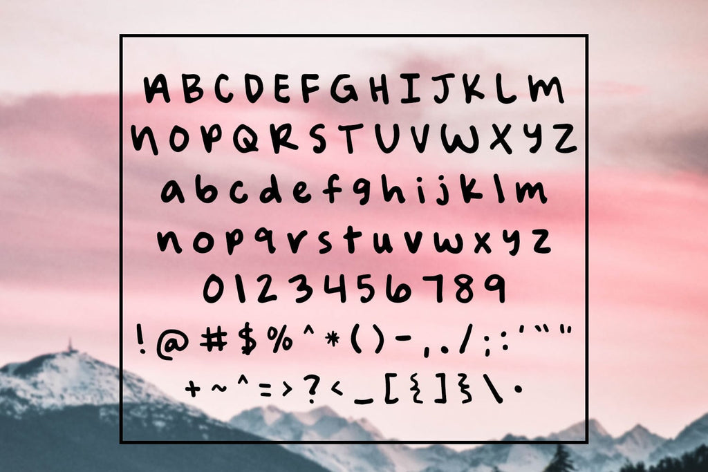 Jellybean - A Simple Everyday Handwritten Font - So Fontsy