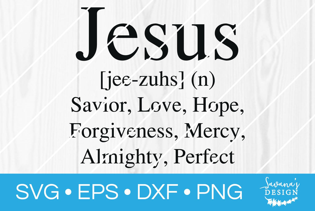 Jesus Definition - So Fontsy