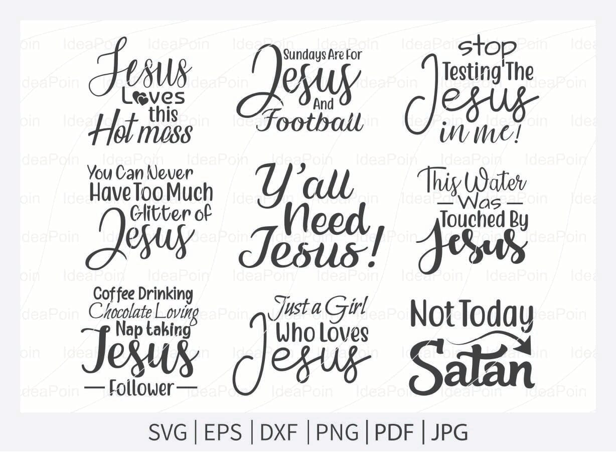 Jesus Humor svg, Christian svg, Christian Bundle svg, Bible Verse ...