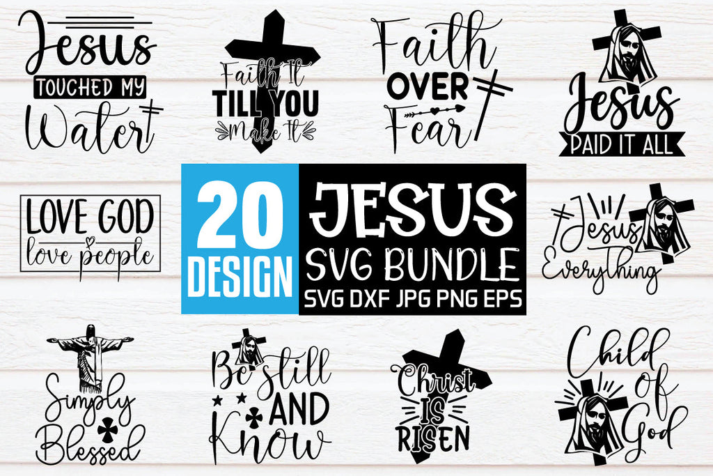 Jesus SVG Bundle - So Fontsy