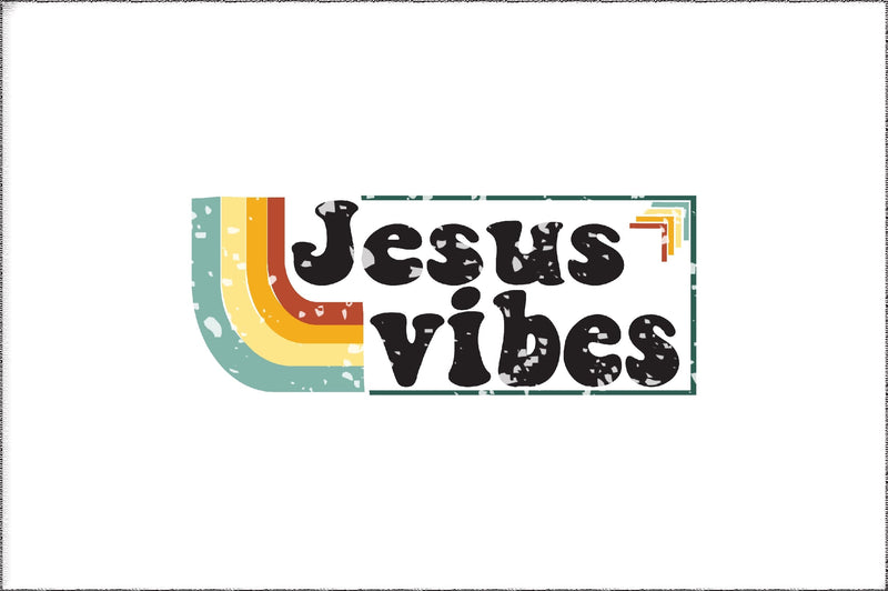 Jesus Vibes Christian Sublimation - So Fontsy